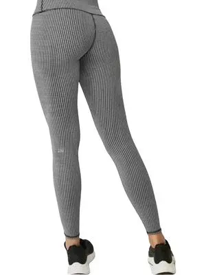 Alo Yoga Houndstooth-pattern Leggings - Black
