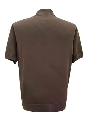 Dolce & Gabbana Knitted Polo Shirt - Brown