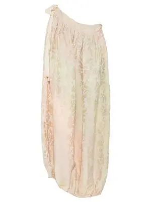 UMA WANG Alexe Damask Jacquard One-shoulder Dress - Neutrals