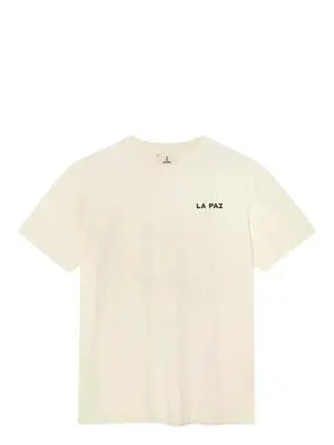 LA PAZ Guerreiro London Logo-print T-shirt - Neutrals