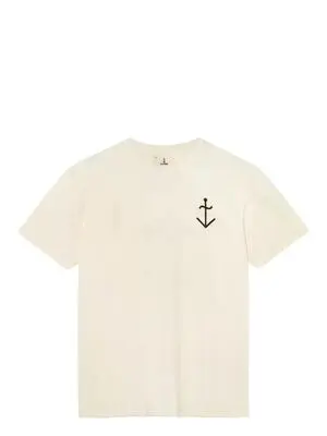 LA PAZ Guerreiro Los Angeles Logo-print T-shirt - Neutrals