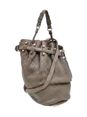 Alexander Wang Diego Calf Leather Bucket Bag - Brown