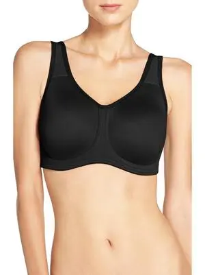Wacoal Simone Seamless Underwire Sports Bra - Black
