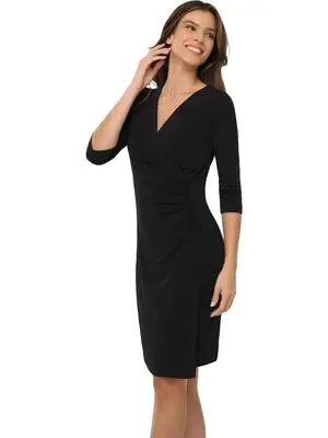 Anatomie Marine Wrap Dress - Black