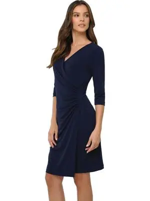 Anatomie Marine Wrap Dress - Navy
