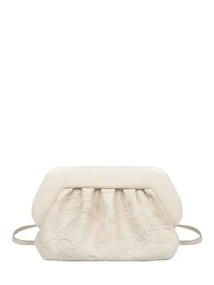 THEMOIRE Hemp & Cotton Maof Handbag - Powder