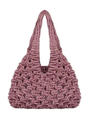 HIBOURAMA Woven Handbag - Pink