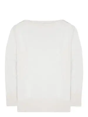 P.a.r.o.s.h Wool-silk-cashmere Knit Top - Ivory