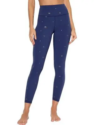 Spiritual Gangster Sacred Prism Euphoria High Waist 7/8 Leggings - Indigo