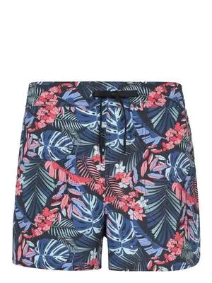 Mountain Warehouse Leaf Print Stretch Boardshorts - Mixed