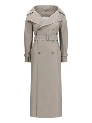 Max Mara Pancia Trench Coat - Grey