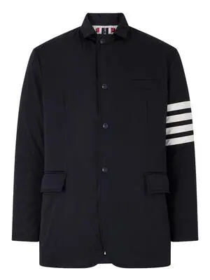 Thom Browne Striped Shell Down Jacket - Blue