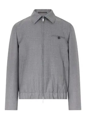 SLOWEAR Montedoro Il Primo Wool-canvas Bomber Jacket - Gray