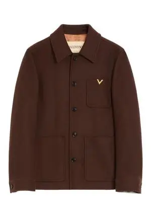 VALENTINO Valentino VGold Button-Up Jacket