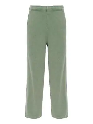 American Vintage Elastic Waist Wide Leg Pants - Gray