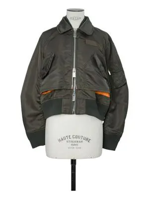 Sacai Nylon Twill Blouson - Khaki