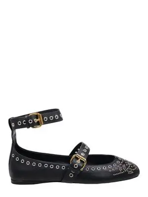 Isabel Marant Étoile Ylza Ballerinas With Adjustable Buckle - Black