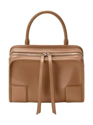 Loewe Amazona 180 Leather Handbag - Brown