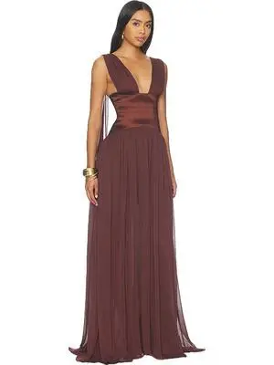 Arcina Ori Ramona Maxi Dress - Cacao