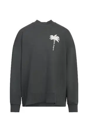 Palm Angels Cotton Sweatshirt - Grey