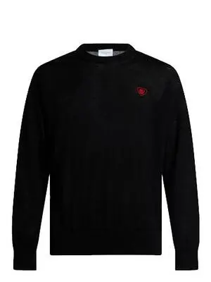 FAMILY FIRST Sweater Size Merino Wool - Black