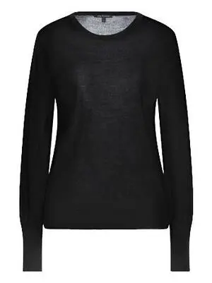 Armani Exchange Virgin Wool Crewneck Sweater - Black