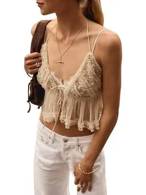 INTIMATELY Rosalita Ruffle Cami - Tea