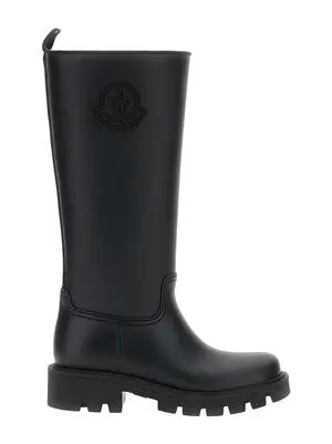 Moncler Kickstream High Rain Boots - Black
