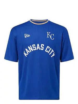 New Era Kansas City Royals Mlb Oversized Jersey T-shirt - Blue