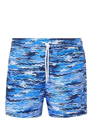 Missoni Mid-length Swim Shorts - Blue