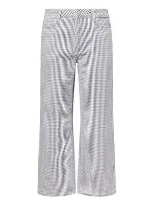 DAMSON MADDER Anya Micro Check Capri Jeans - Multi