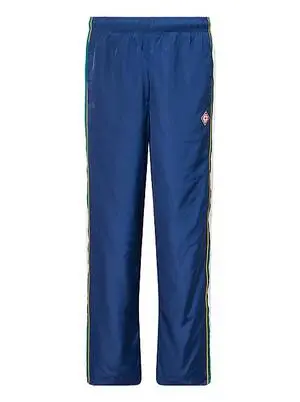 Casablanca Logo-patch Colour-block Track Jogging Bottoms - Navy