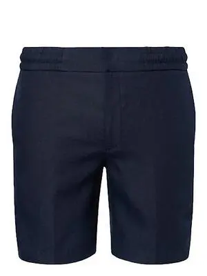 Orlebar Brown Tailored-fit Italian Linen Shorts - Night Iris