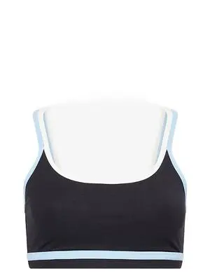 Splits59 Eva Double-strap Sports Bra - Black/skylight