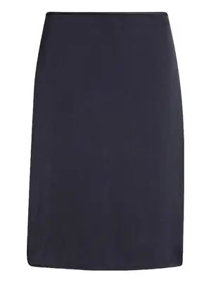 JIL SANDER Jil Sander Fluid Sablé Virgin Wool A-Line Skirt