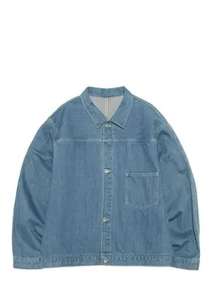 Nanamica Short Denim Jacket - Light Indigo