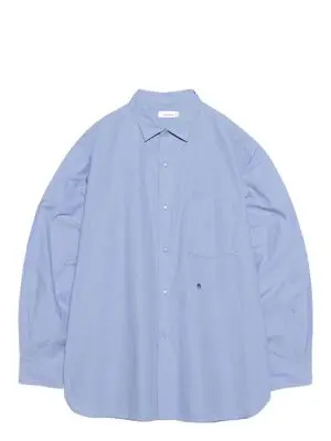 Nanamica Cotton Blend Poplin Shirt - Blue