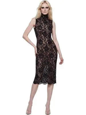 OSCARMORRIS Désir" Lace Dress - Black
