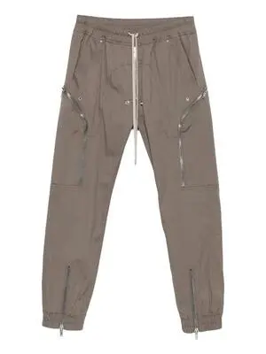 Rick Owens Grey Tapered Trousers - Gray