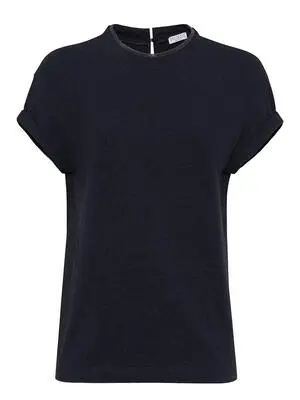 Brunello Cucinelli BRUNELLO CUCINELLI Stretch Cotton Jersey T-Shirt Gray