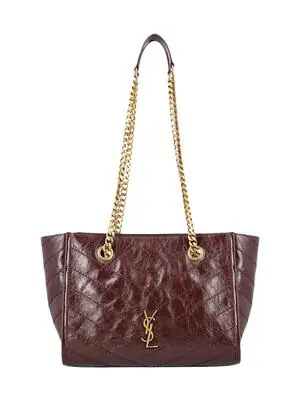 Saint Laurent Niki Small Shopping Bag - Red