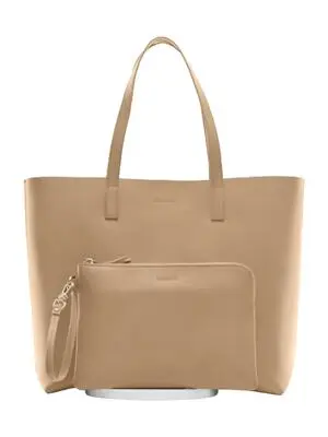 ÉCOTORIE Agatha Tote Bag With Removable Pouch - Black