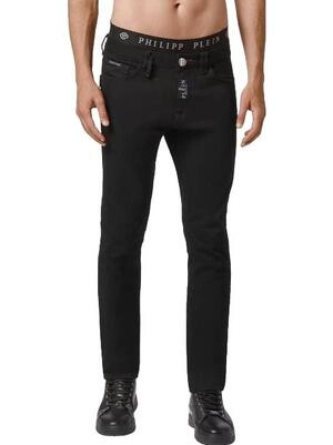 Philipp Plein Slim Fit Jeans With Embellished Pocket - Summernight