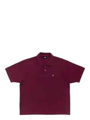 StÜssy Stussy Classic Pique Polo 'plum' Plum