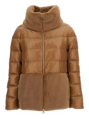 Herno Faux Fur Down Jacket - Multicolor