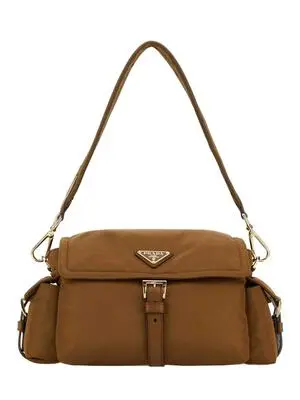 Prada Re-nylon Shoulder Bag - Brown