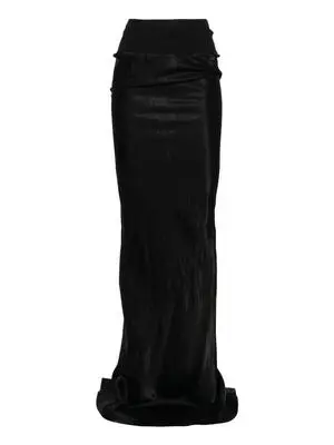 Rick Owens Rucked Long Skirt - Multicolor