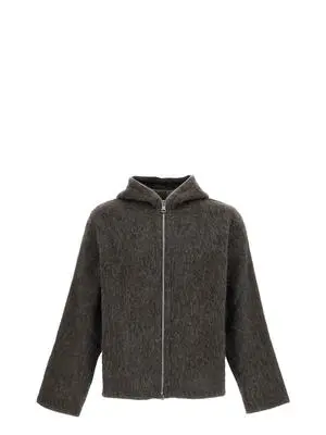 Our Legacy OUR LEGACY Full Zip Wool Hood Multicolor