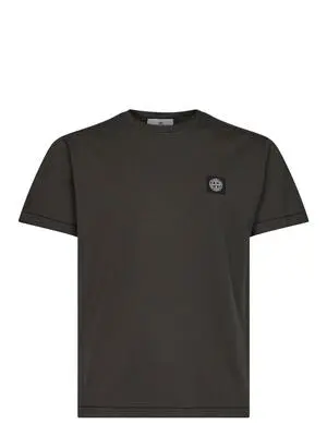 Stone Island Coal Grey 60/2 Cotton Jersey Slim-fit T-shirt - Multicolor