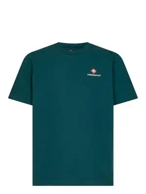 Casablanca Green Cotton Jersey Sport Type T-shirt - Multicolor